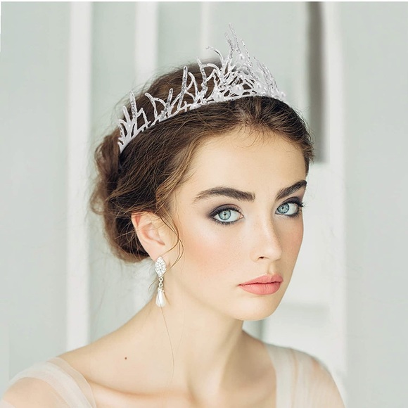 Accessories | Tiaras For Women Queen Princess Vintage Tiaras With Pearl ...